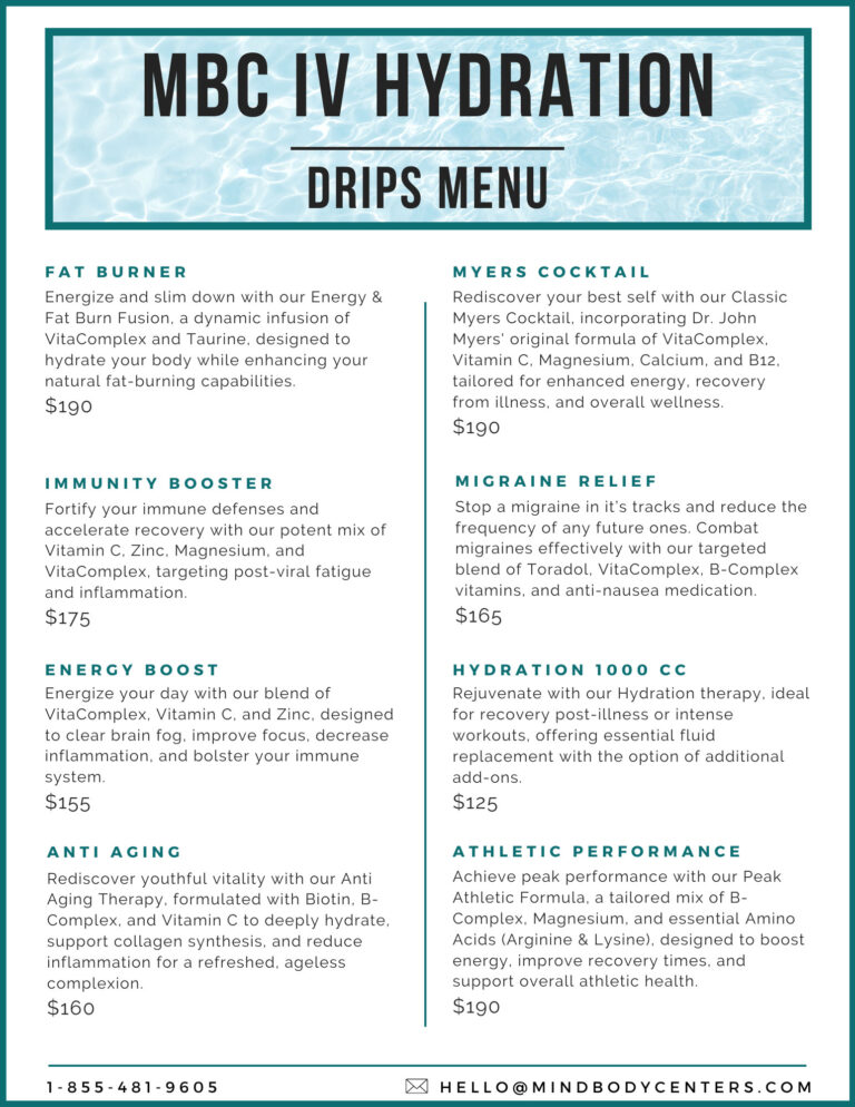 IV Hydration Treatment in Phoenix, Gilbert AZ & Burnsville MN